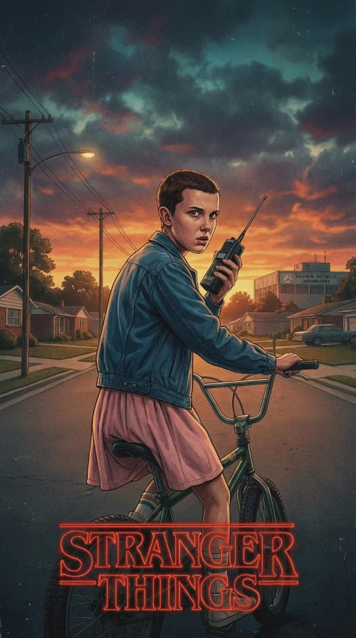 Character Eleven Stranger Things | Wallpaper 4k