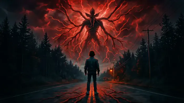 Stranger things giant monster background pc | Wallpaper 4k
