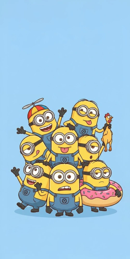Illustration of the Minions characters | Wallpaper 4k