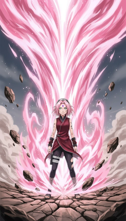 Character Sakura Haruno Naruto | Wallpaper 4k